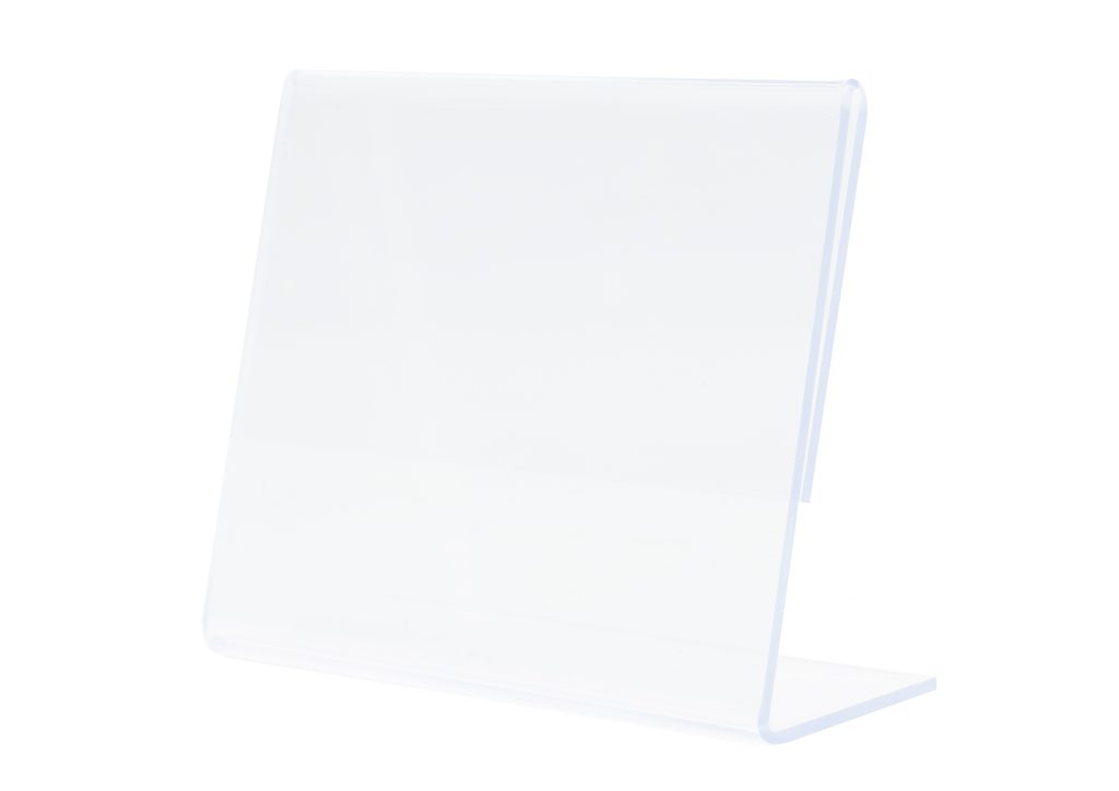 L-Shaped Visual Holder - PLEXIROM