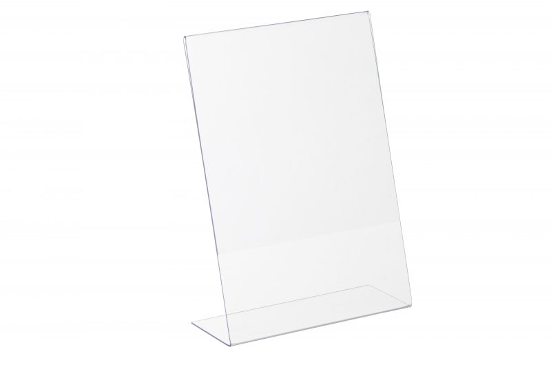 L-Shaped Visual Holder - PLEXIROM