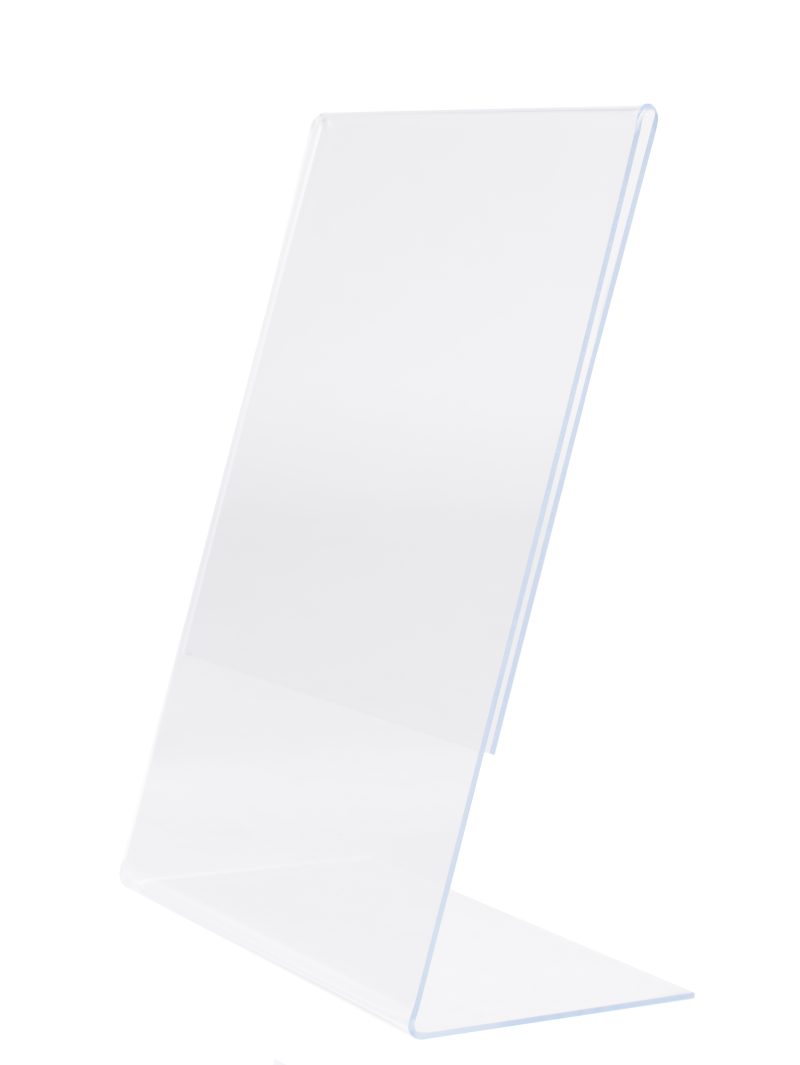 L-Shaped Visual Holder - PLEXIROM